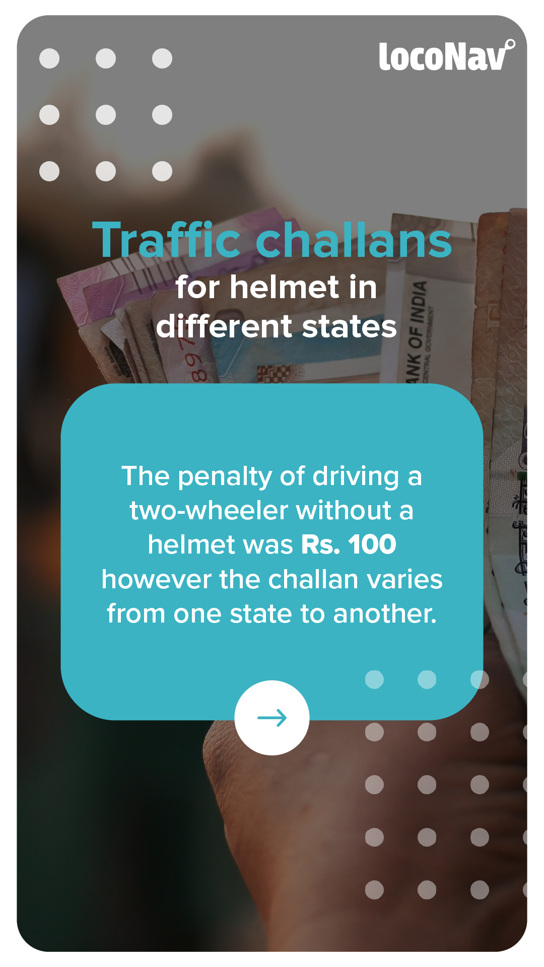 Helmet Challan | LocoNav